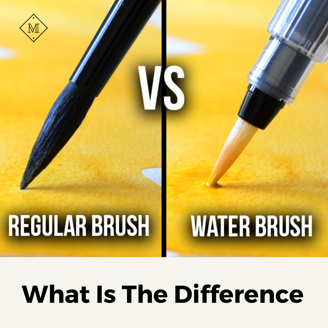 What Is The Difference Between a Regular Brush & a Water Brush - Makoccino