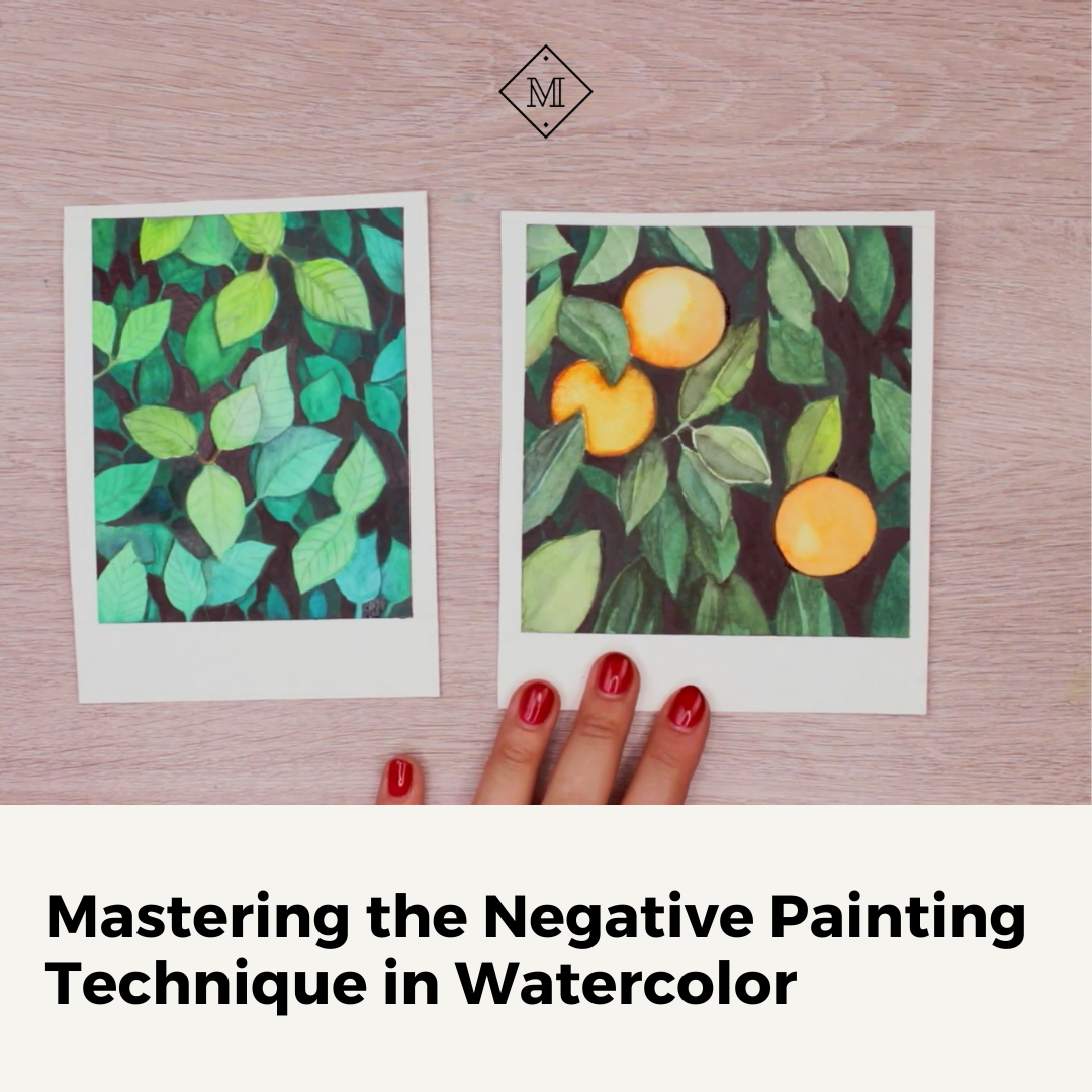 Mastering the Negative Painting Technique in Watercolor - Makoccino